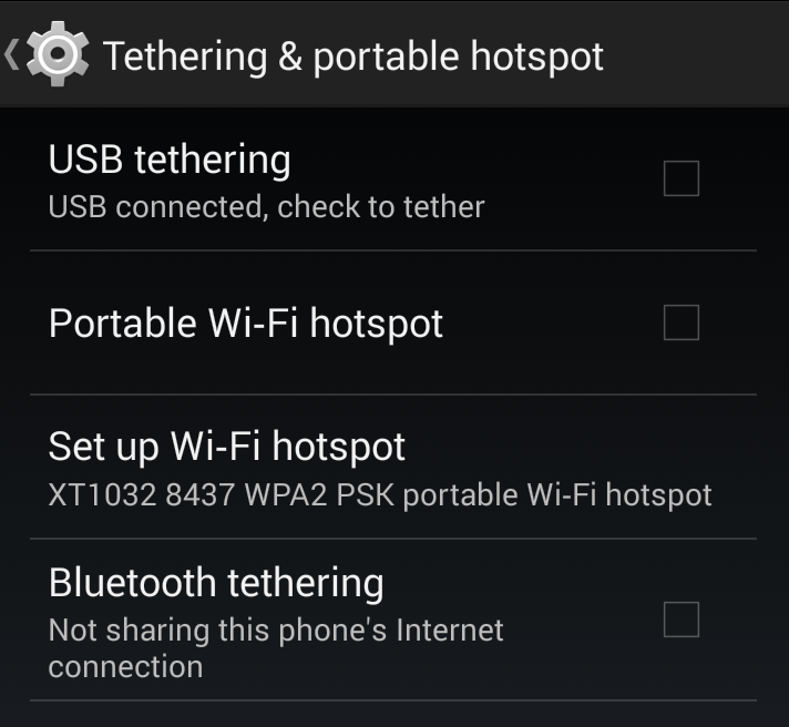 How To Hare The Connection From Android Tethering Hexamob