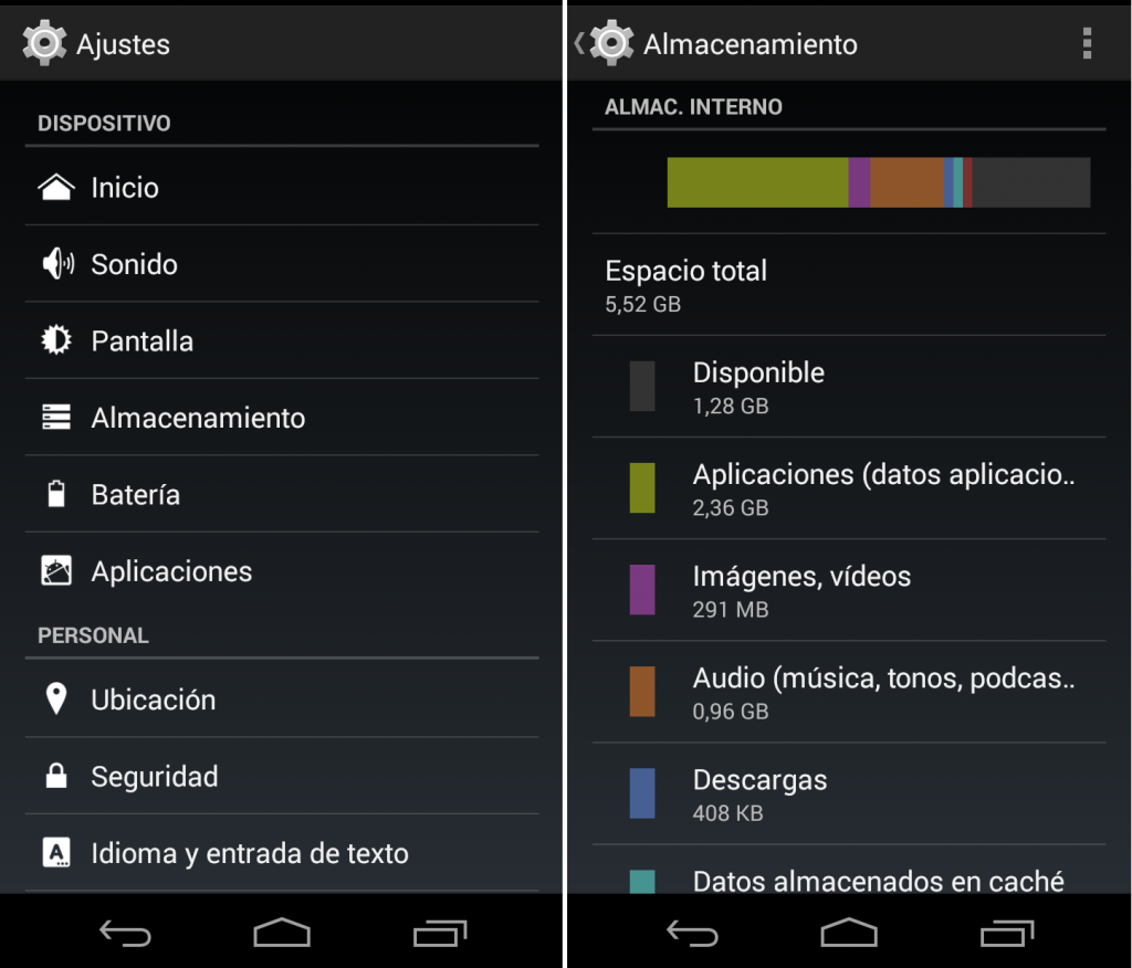 Cómo organizar la memoria en dispositivos Android - HEXAMOB