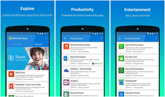 Microsoft launches its own mini application store for Android in Google ...