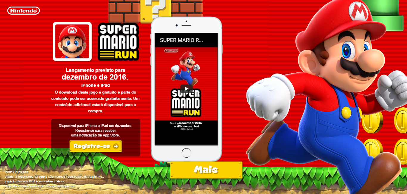 Super Mario Run estara disponivel para Android - HEXAMOB